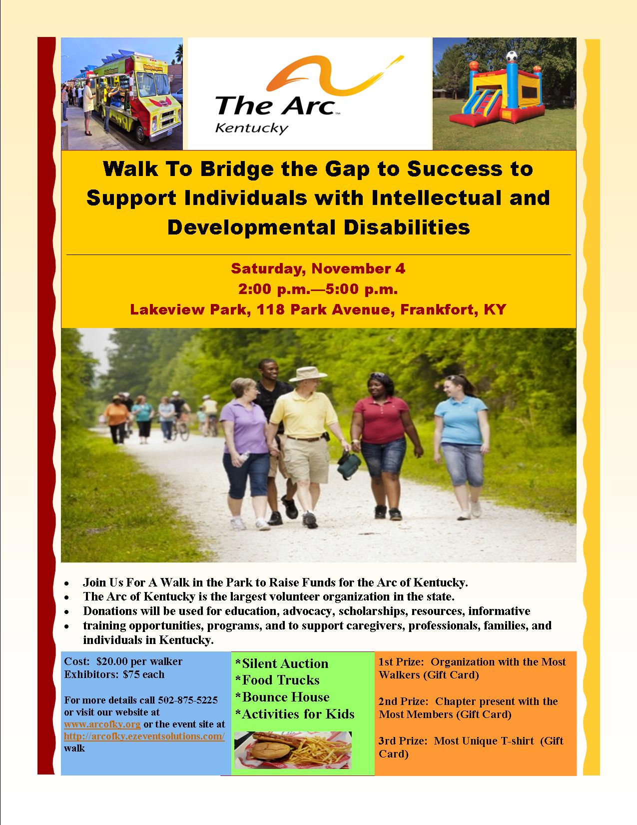 Walk To Bridge the Gap to Success to Support Individuals with ...